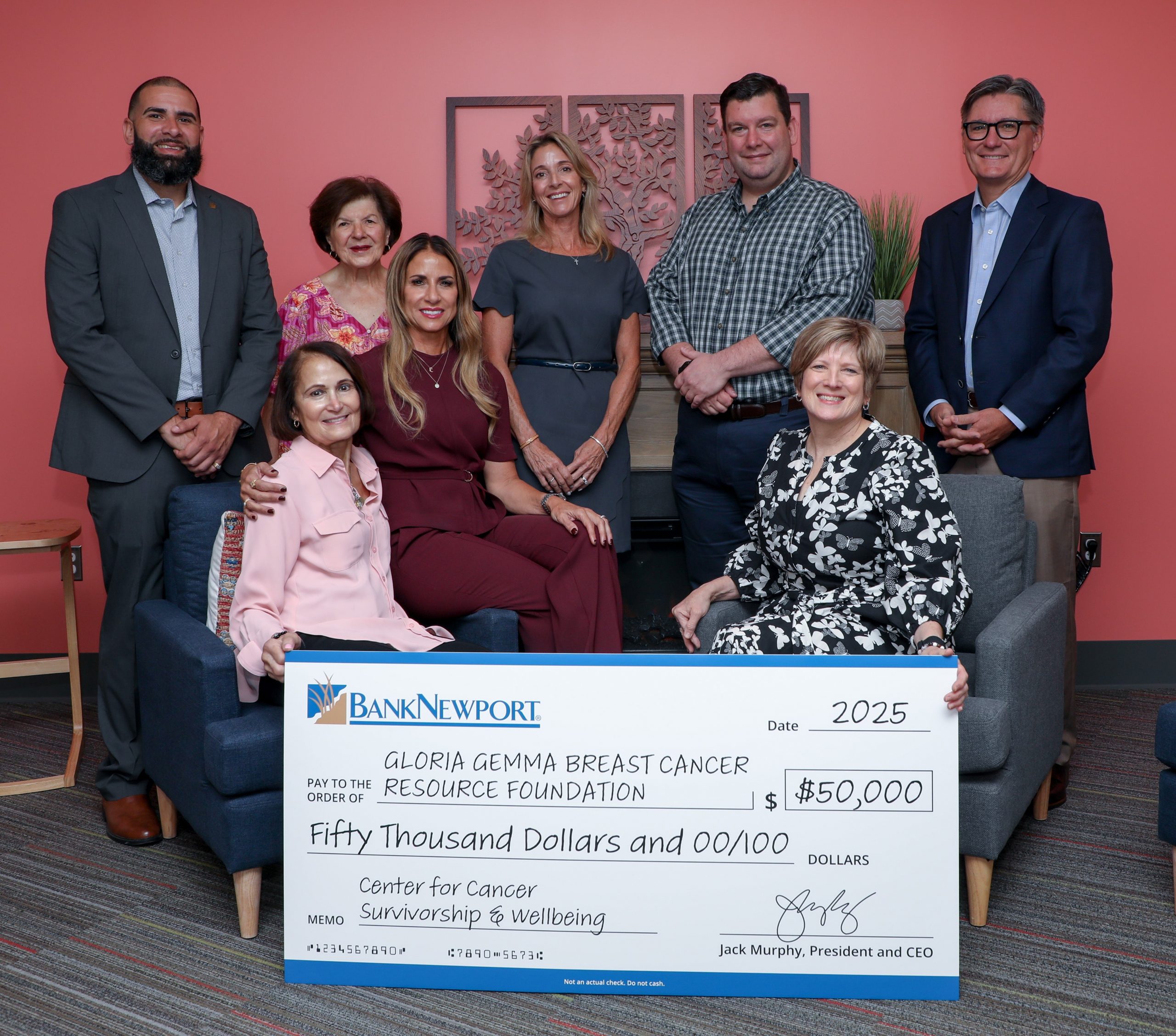 BankNewport Charitable Foundation $50,000 Grant to Gloria Gemma Breast ...